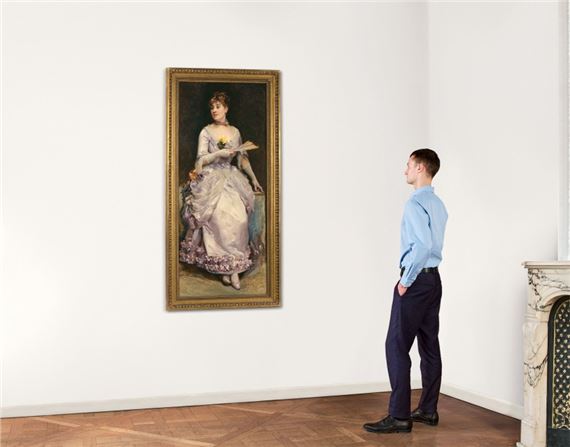 Raimundo de Madrazo y Garreta | Portrait de Madame Laure Hayman | MutualArt