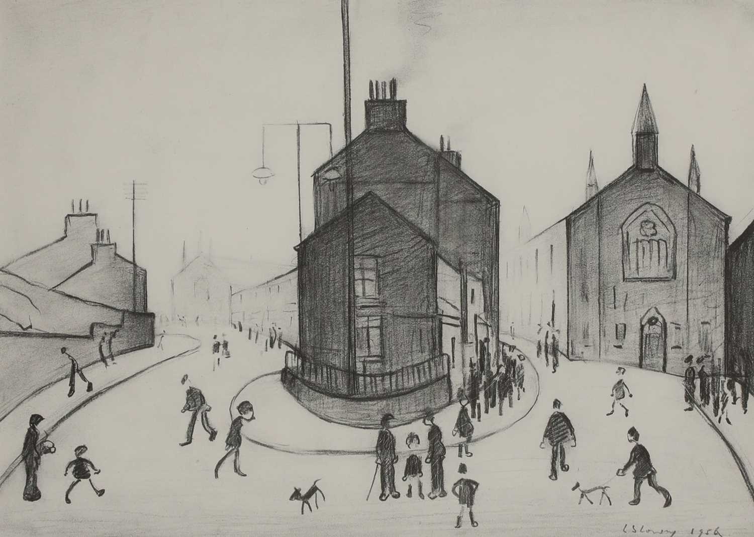 Laurence Stephen Lowry | Clitheroe' reproduction | MutualArt