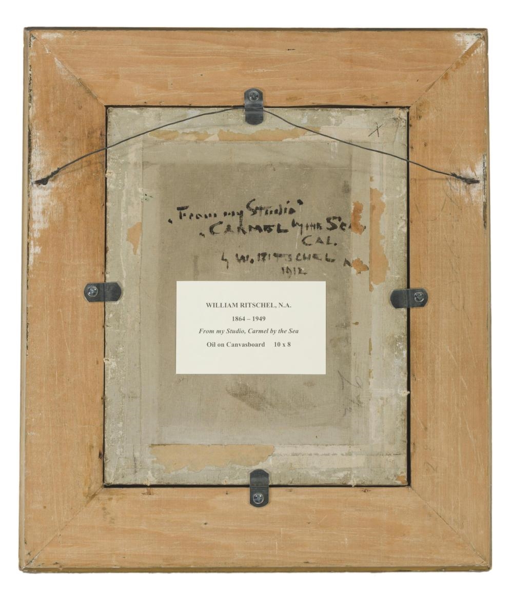 William Ritschel | From my Studio - Carmel by the Sea Cal., (1912 ...