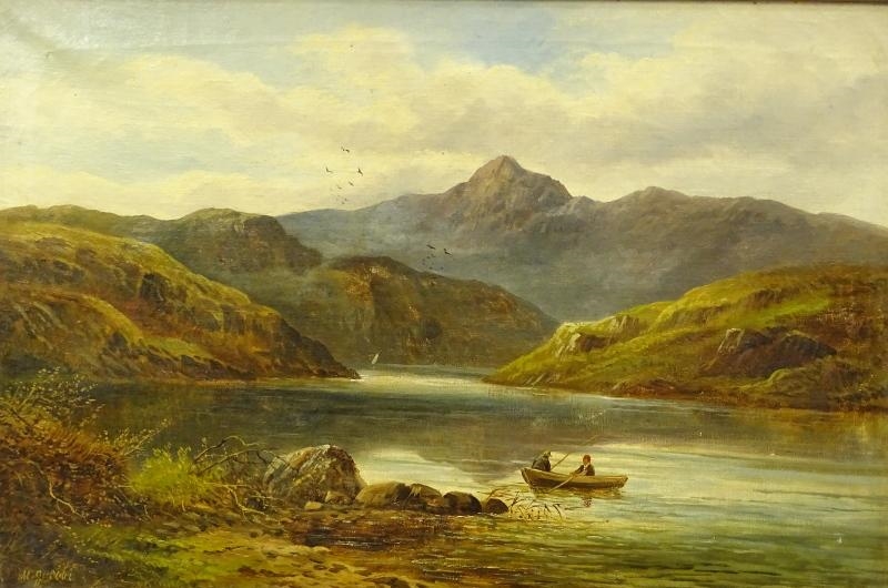 M.M. Jacobi | Snowdon from Llyn Llydaw (1882) | MutualArt