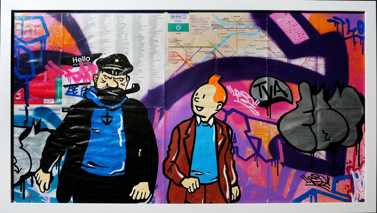 FAT | Plan de métro Tintin (2017) | MutualArt