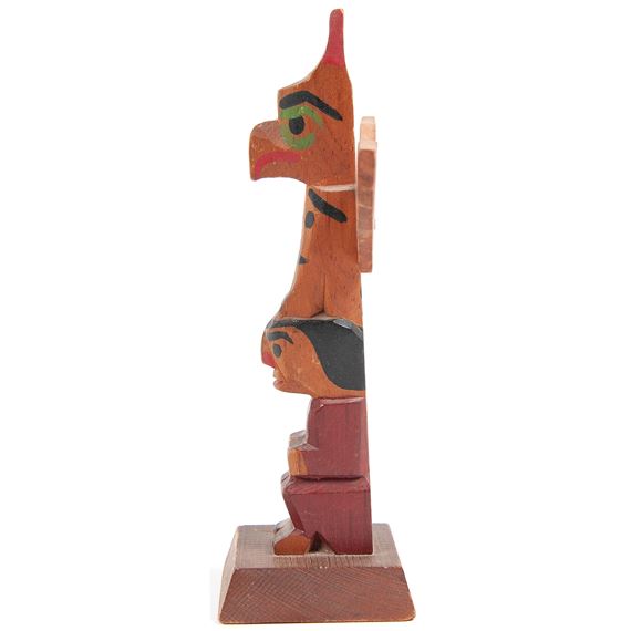 Ellen Neel | Carved Model Totem Pole, PLUS The Totem Carvers | MutualArt
