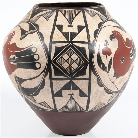 Lee Brotherton | Polychrome Ceramic Olla | MutualArt