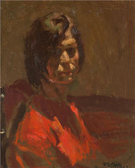 Baldomero Romero Ressendi | Retrato femenino | MutualArt