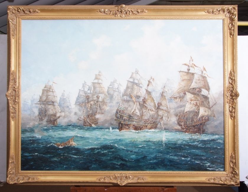 John Sutton | The last fight of the Revenge 1591 | MutualArt