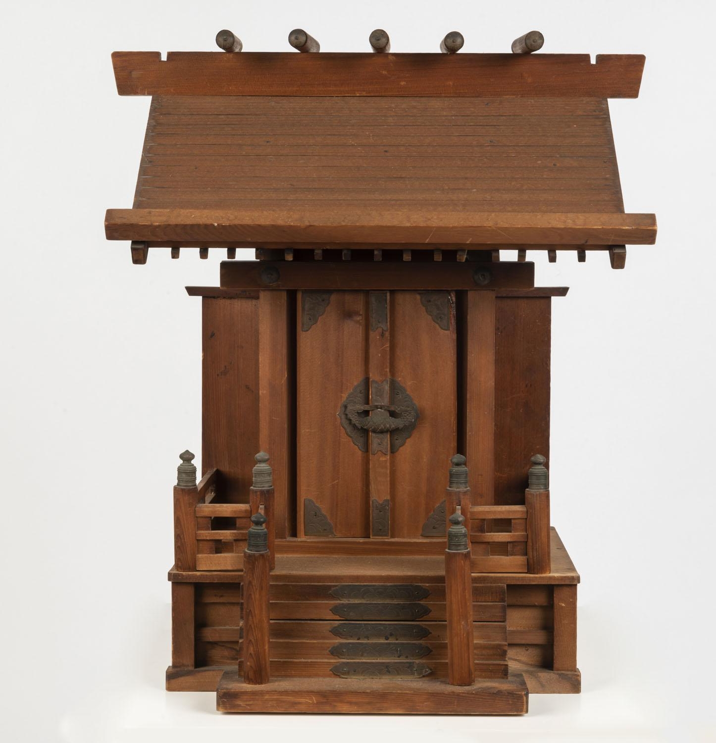 Japanese School, 20th Century | A Japanese miniature Shinto shrine ...