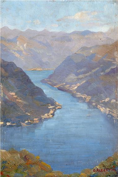 Oreste Albertini | Lago di Lugano | MutualArt