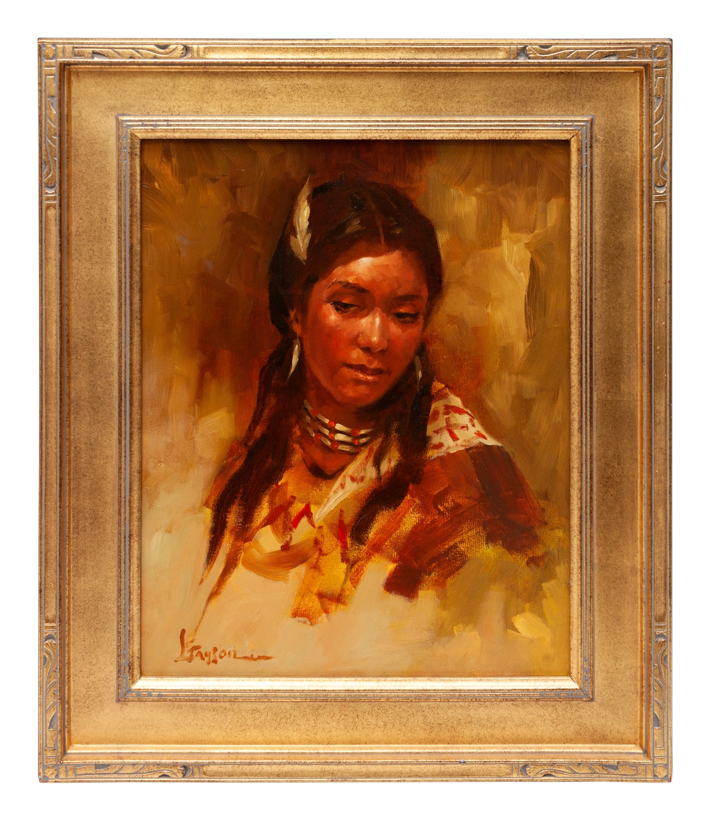 Lyle Tayson, Sr. | Pair of Indian Portraits | MutualArt