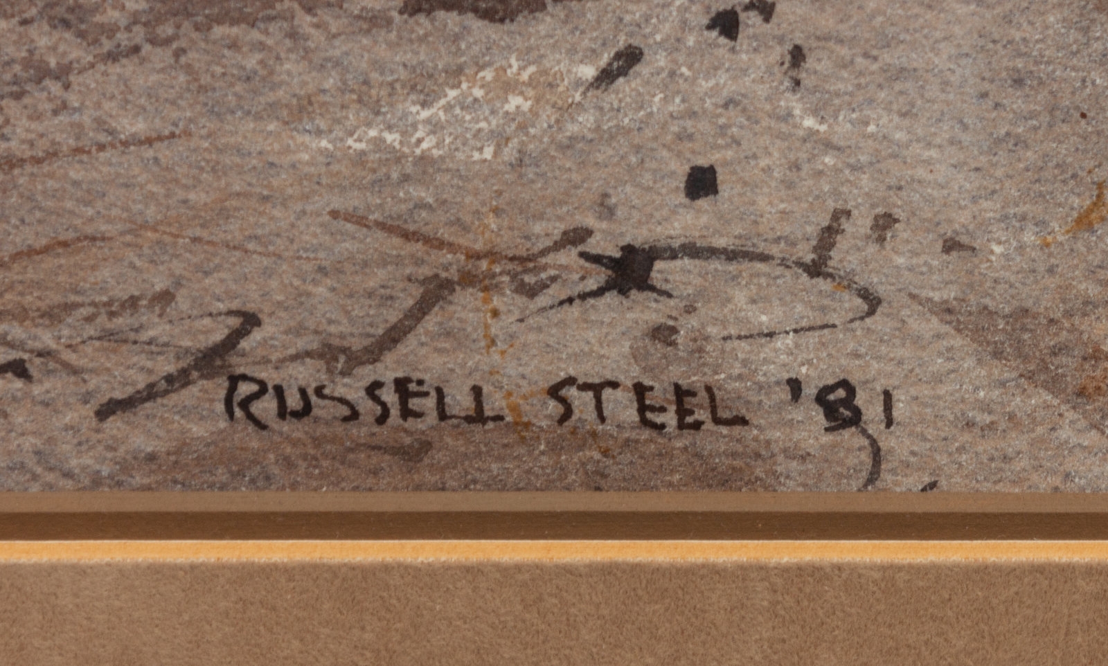 Russell Steel | Untitled (Water Scene) (1981) | MutualArt