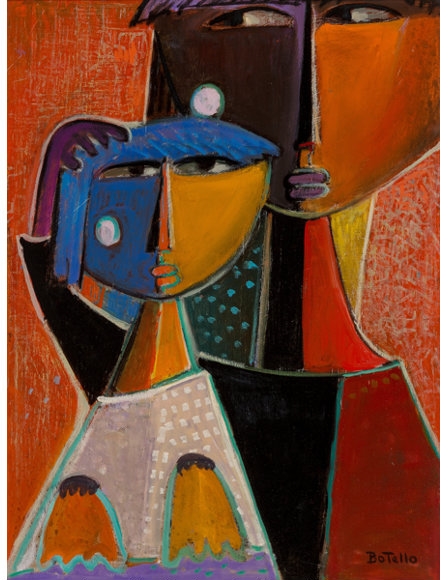 Ángel Botello | Mother and Child (Circa 1980) | MutualArt