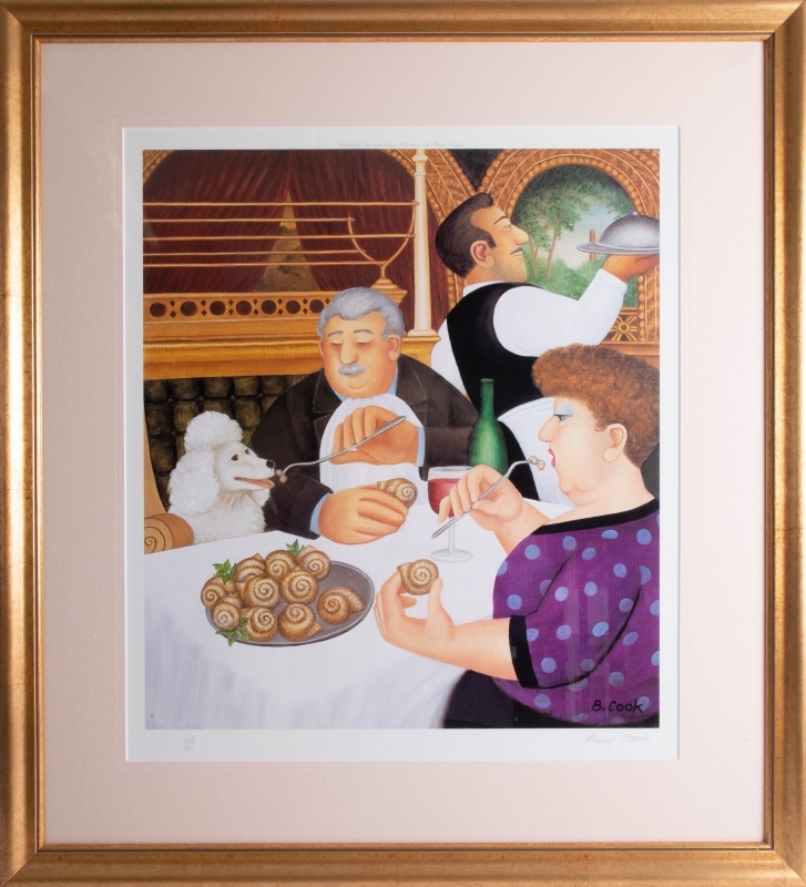 Beryl Cook | Dining in Paris | MutualArt