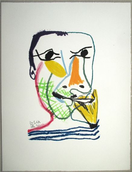 Picasso Pablo | Fumeur (1970) | MutualArt