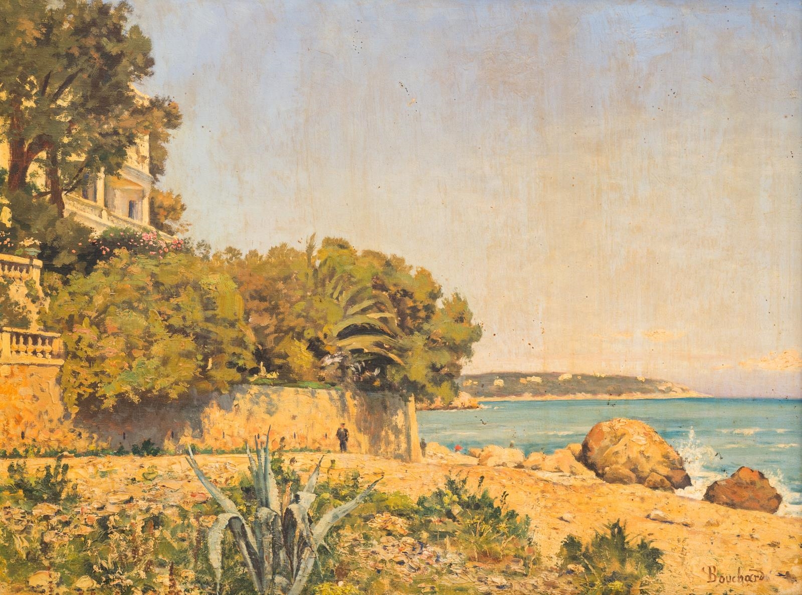 Paul Louis Bouchard | Mediterranean Seaside | MutualArt