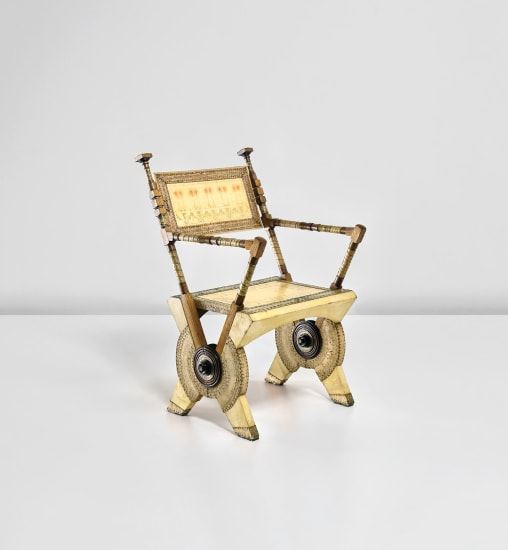 Carlo Bugatti | Throne Chair (Circa 1902) | MutualArt