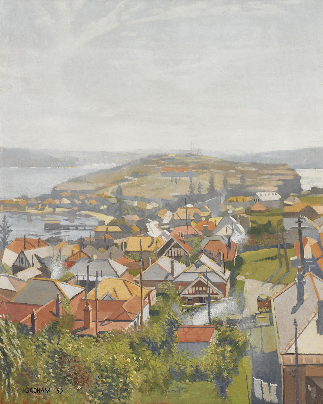 Herbert Badham | Pitt street, sydney (1943) | MutualArt