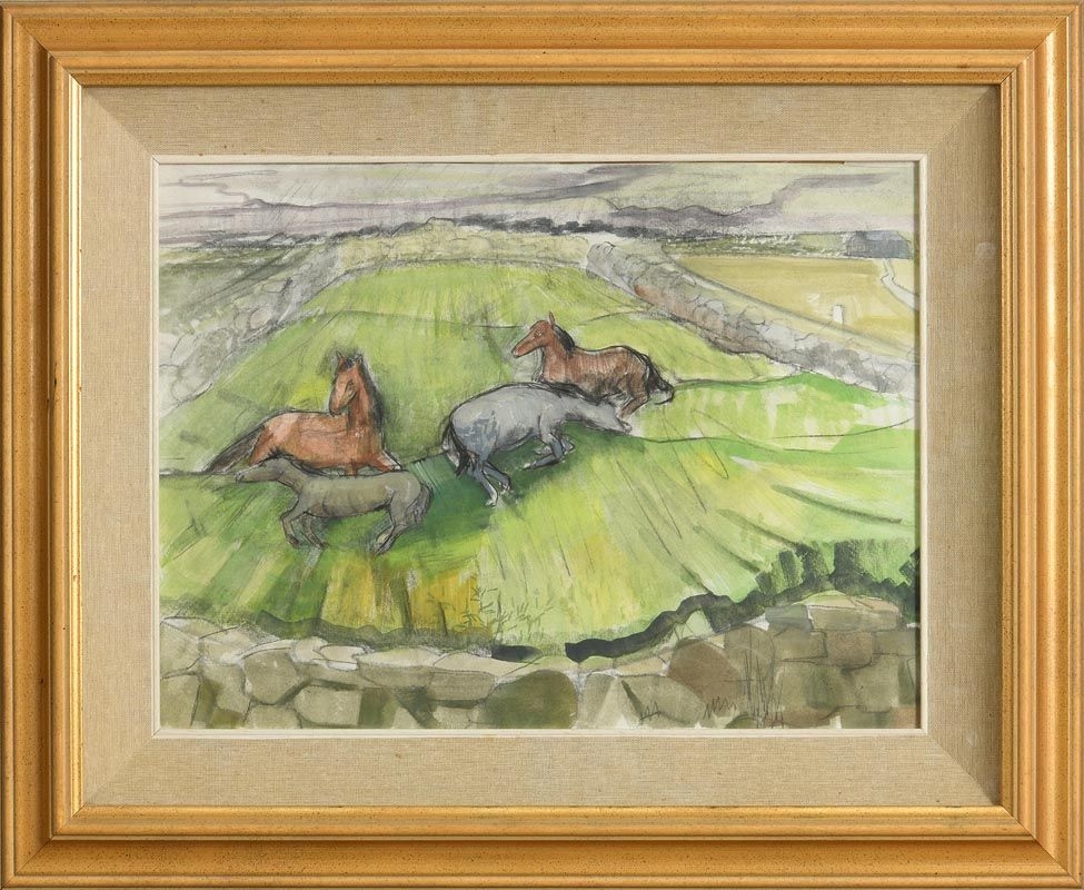 Barbara Warren | The Stone Walls of Connemara | MutualArt