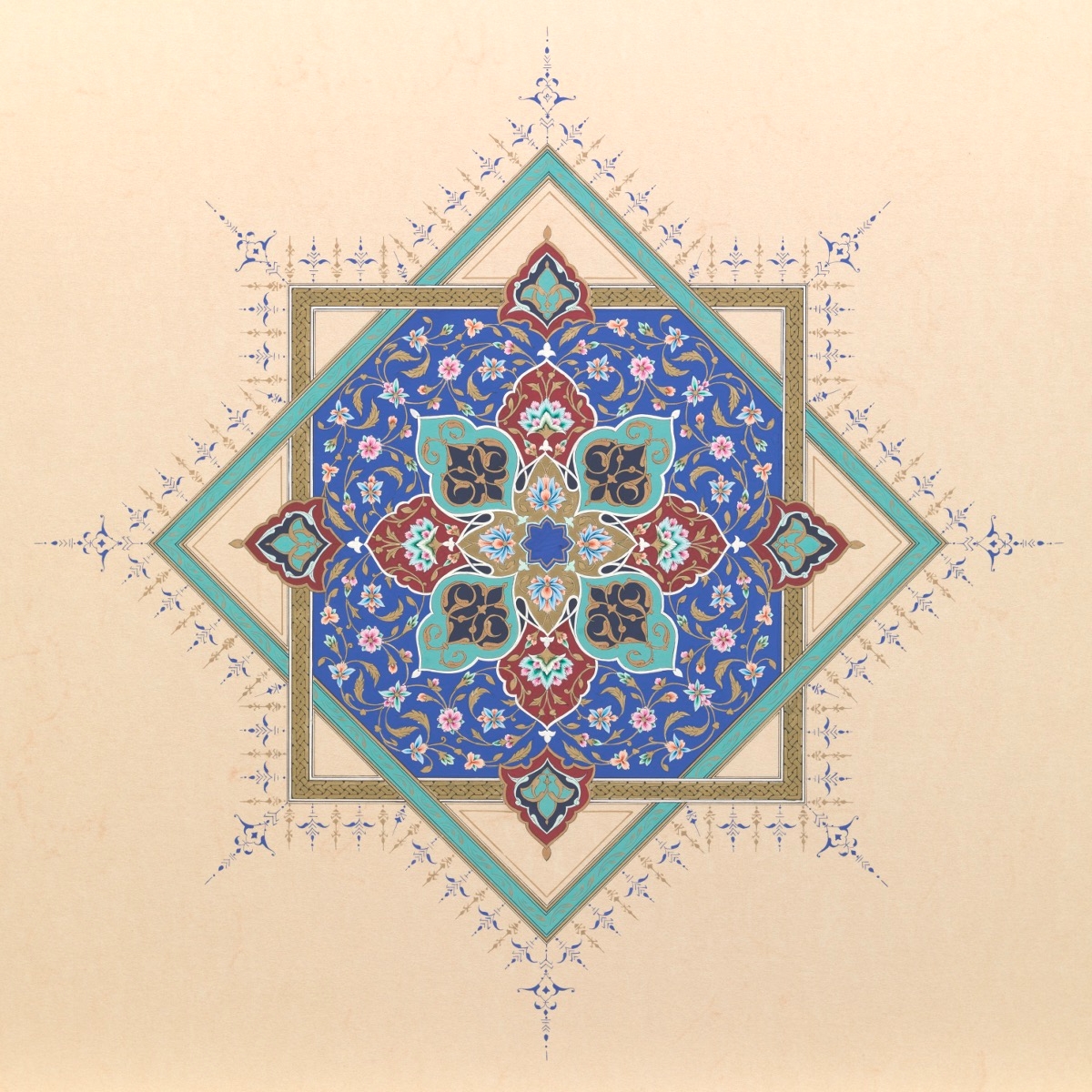 Nahid Dehqan | Persian Safavid Style Tazhib Illumination (1987) | MutualArt