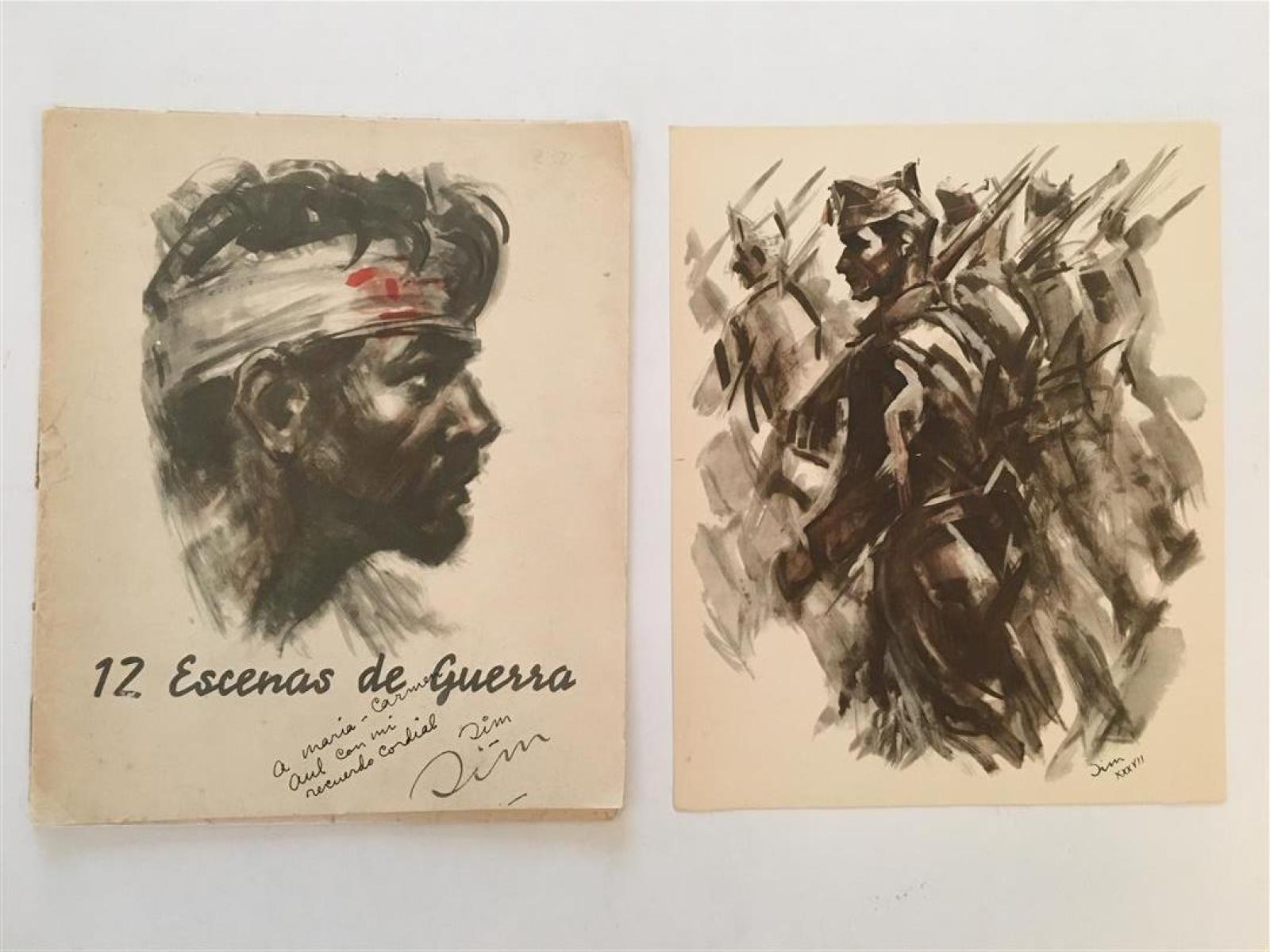 José Luis Rey Vila | Two works: 12 Escenas de Guerra | MutualArt