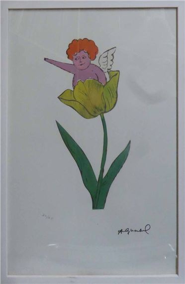 Andy Warhol | 'Angel in a Daffodil' | MutualArt