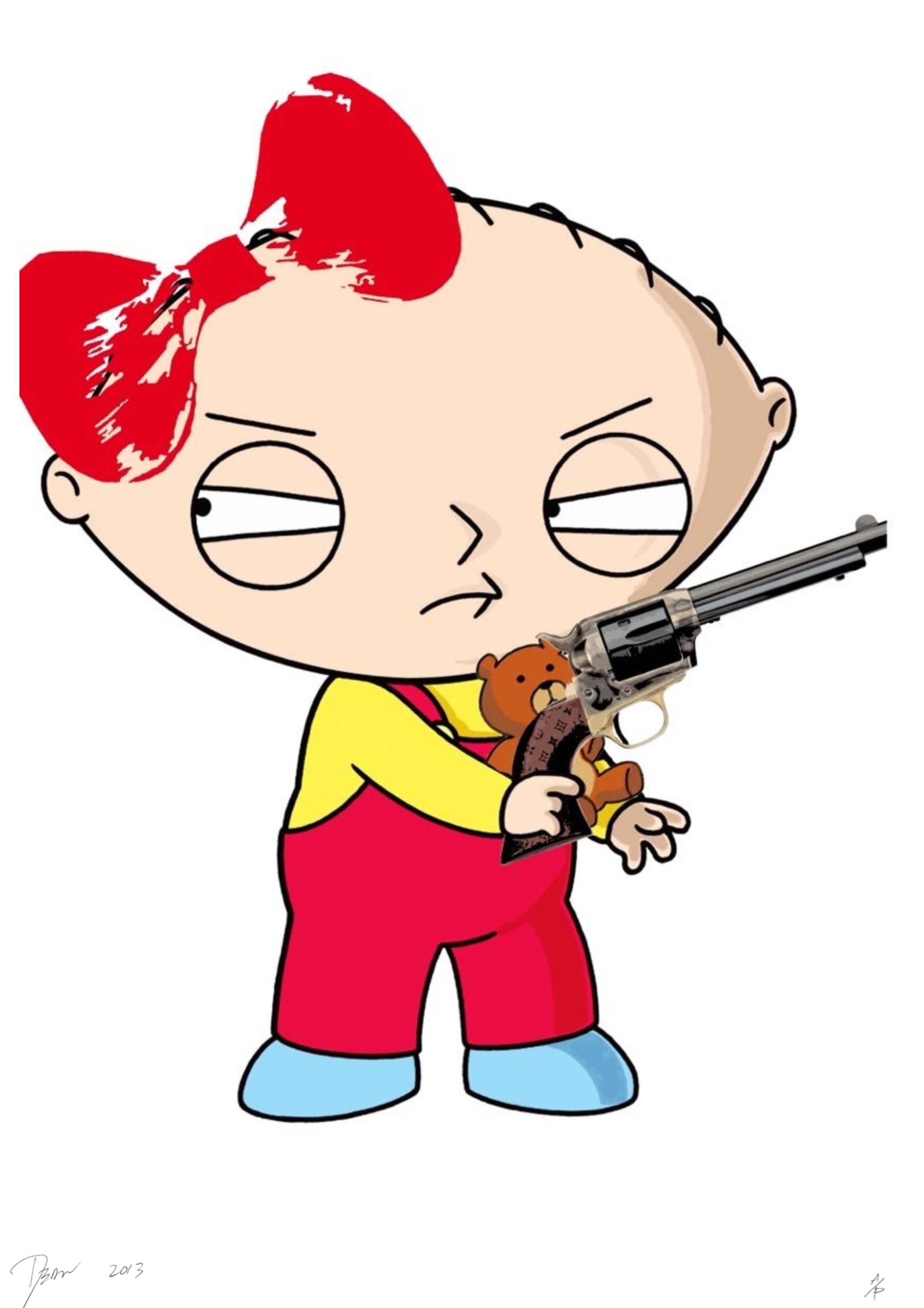 Stewie Gangster Gun