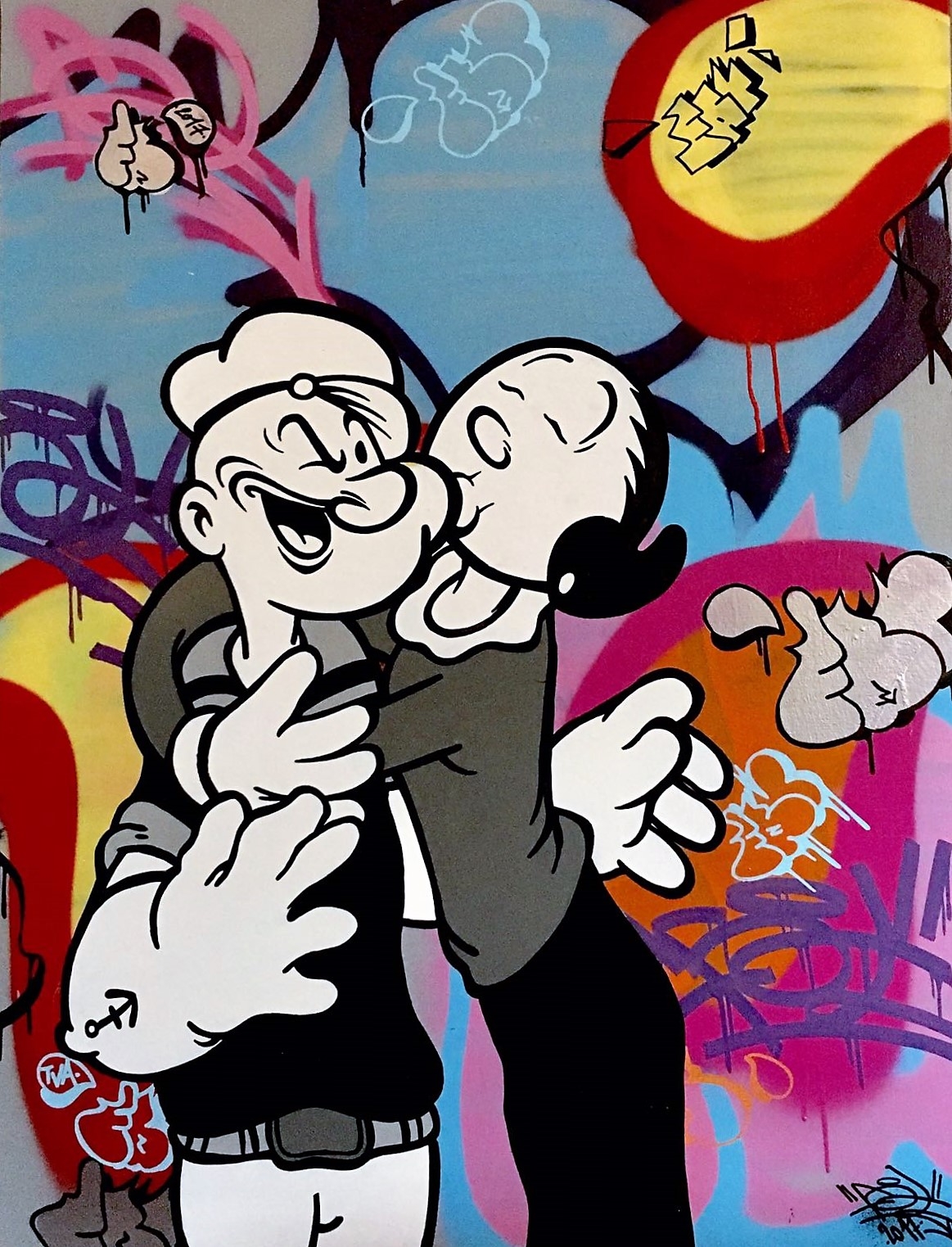 FAT | Popeye et Olive (2017) | MutualArt