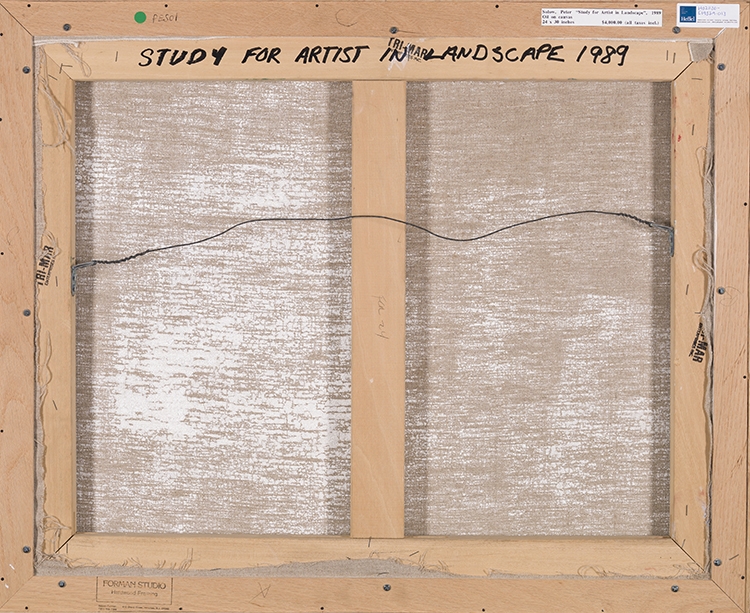Peter Solow | Study for Artist in Landscape (1989) | MutualArt