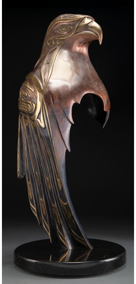 Arlene Jo Mickelson | Eagle with Formline Design | MutualArt