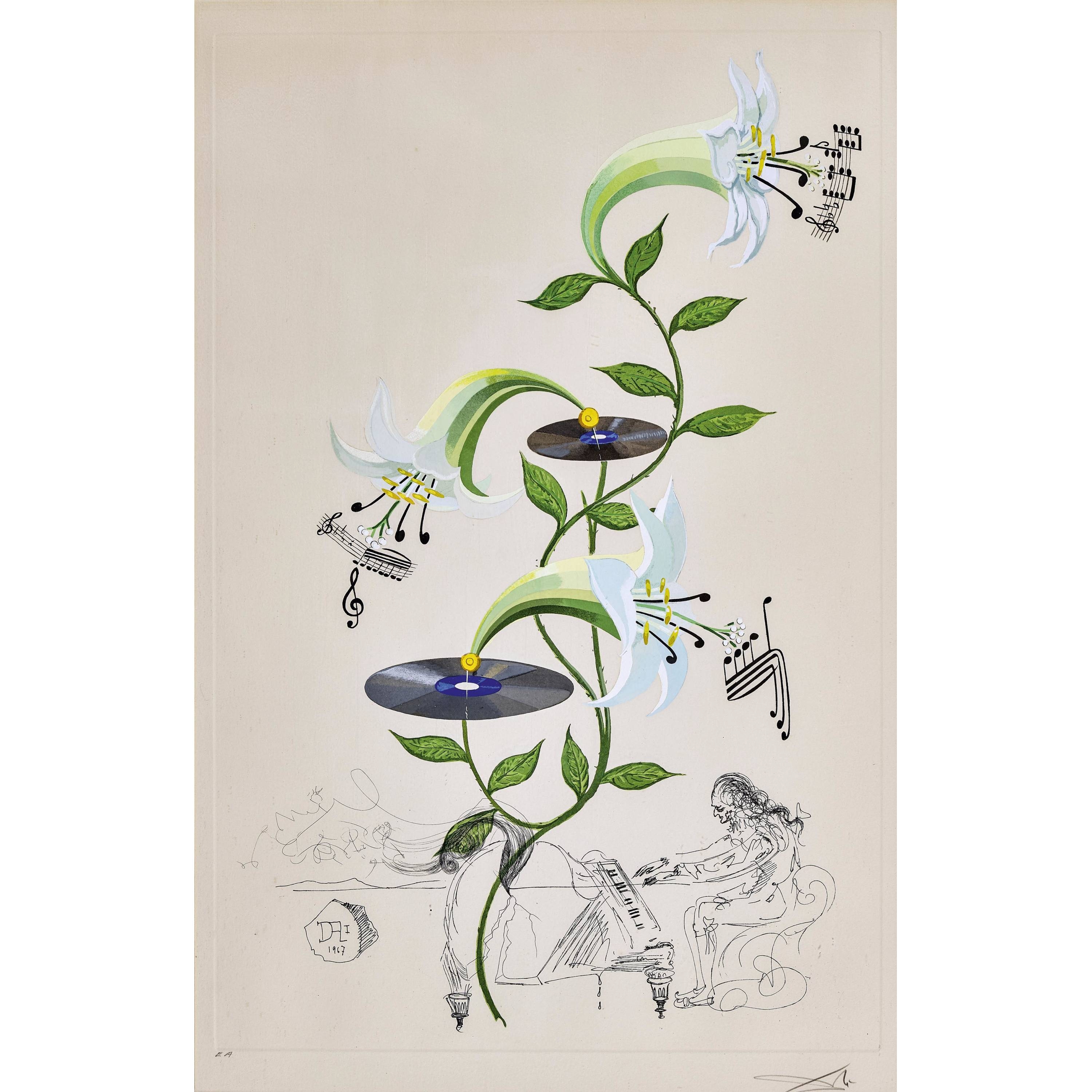 Salvador Dalí | Lilie (1967) | MutualArt