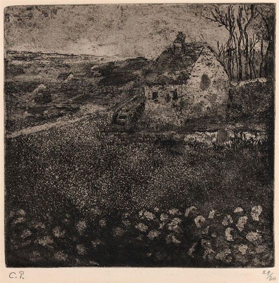 Camille Pissarro | La Masure (1879) | MutualArt