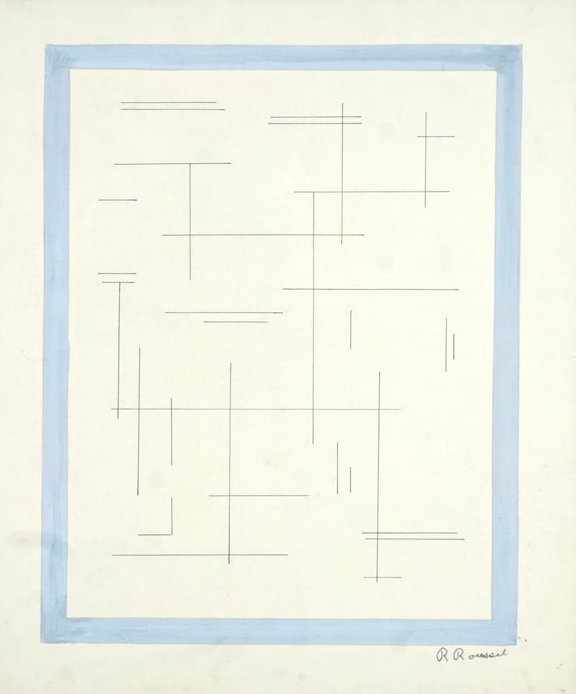 Robert Roussil | Transversal lines | MutualArt