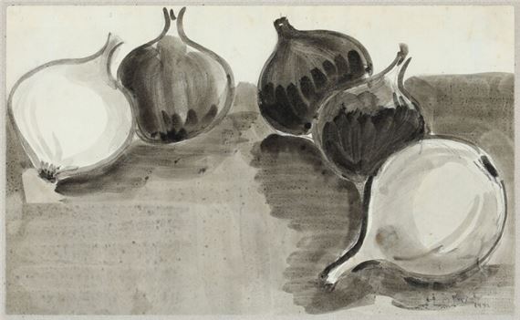 Henning Koppel | Still life with onions (1942) | MutualArt