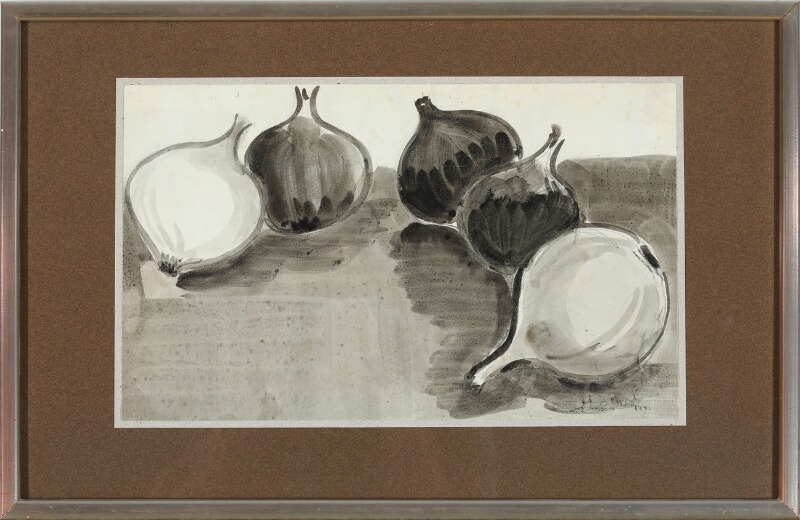 Henning Koppel | Still life with onions (1942) | MutualArt
