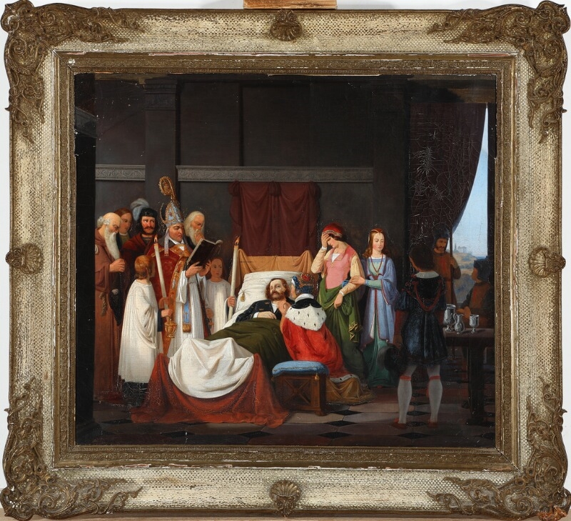 Peter Julius Larsen | “Erik Eiegods Död paa Ôen Cypern” (1842) | MutualArt