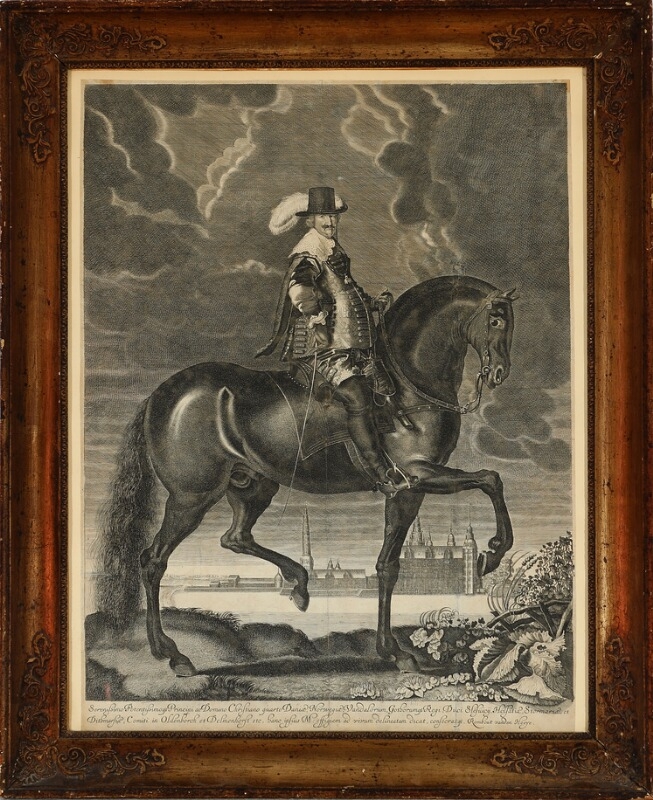 Karel van Mander III | King Christian IV on horseback | MutualArt