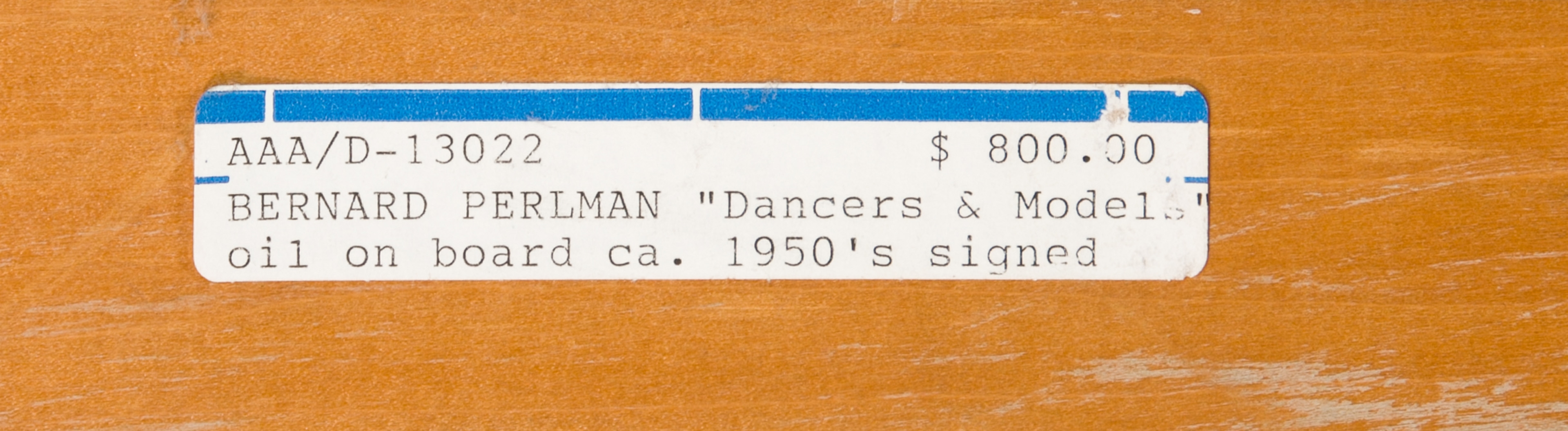 Bennard Bloch Perlman | Dancers and Models | MutualArt