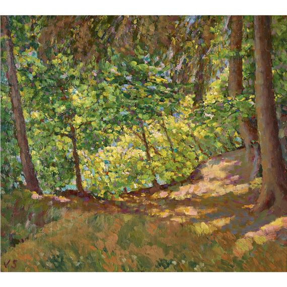 Victor Surbek | Im Wald | MutualArt