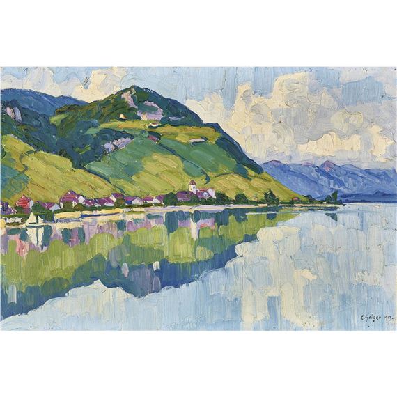 Ernst Samuel Geiger | Am Bielersee (1913) | MutualArt