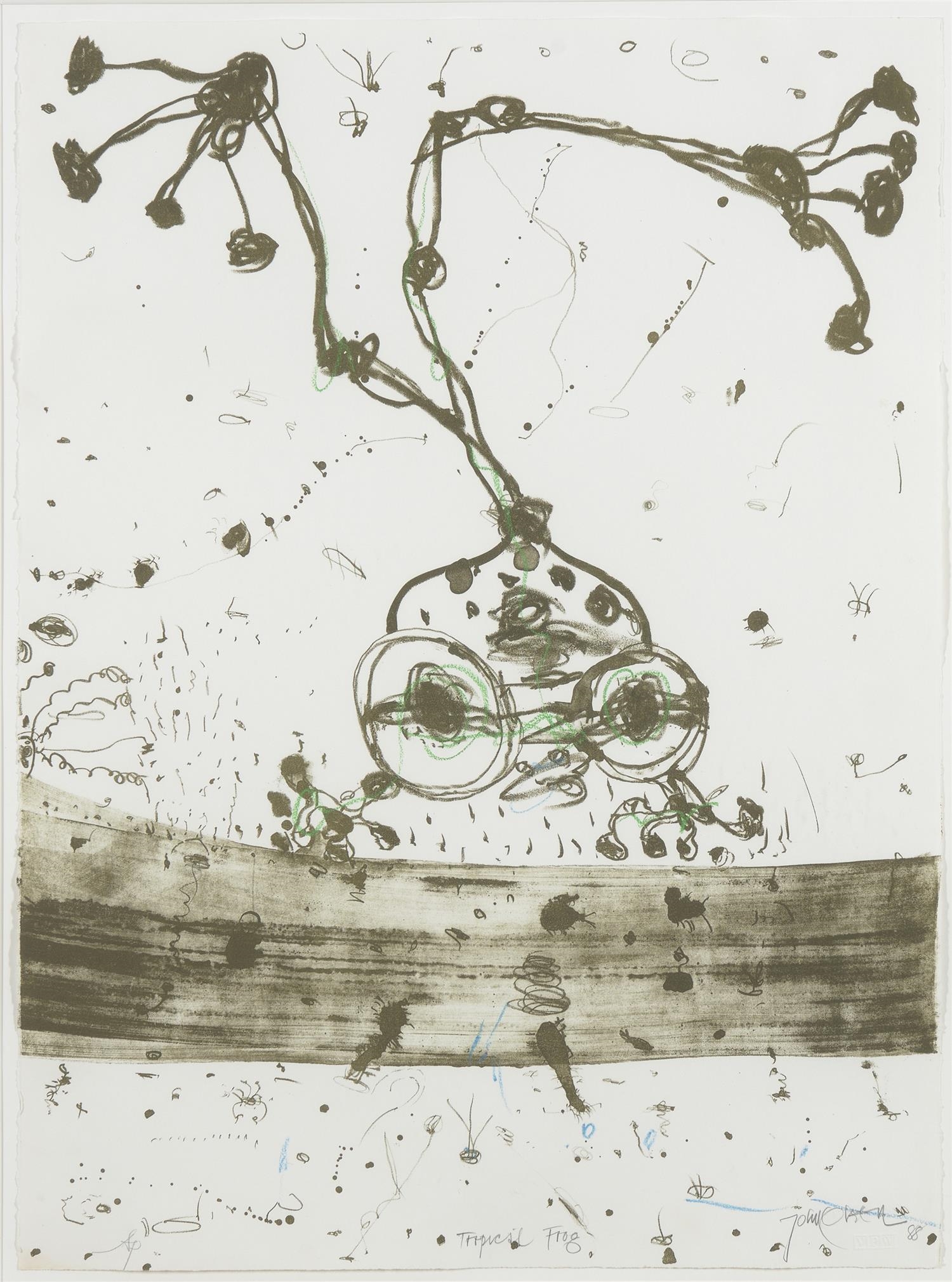 John Olsen | Tropical frog | MutualArt
