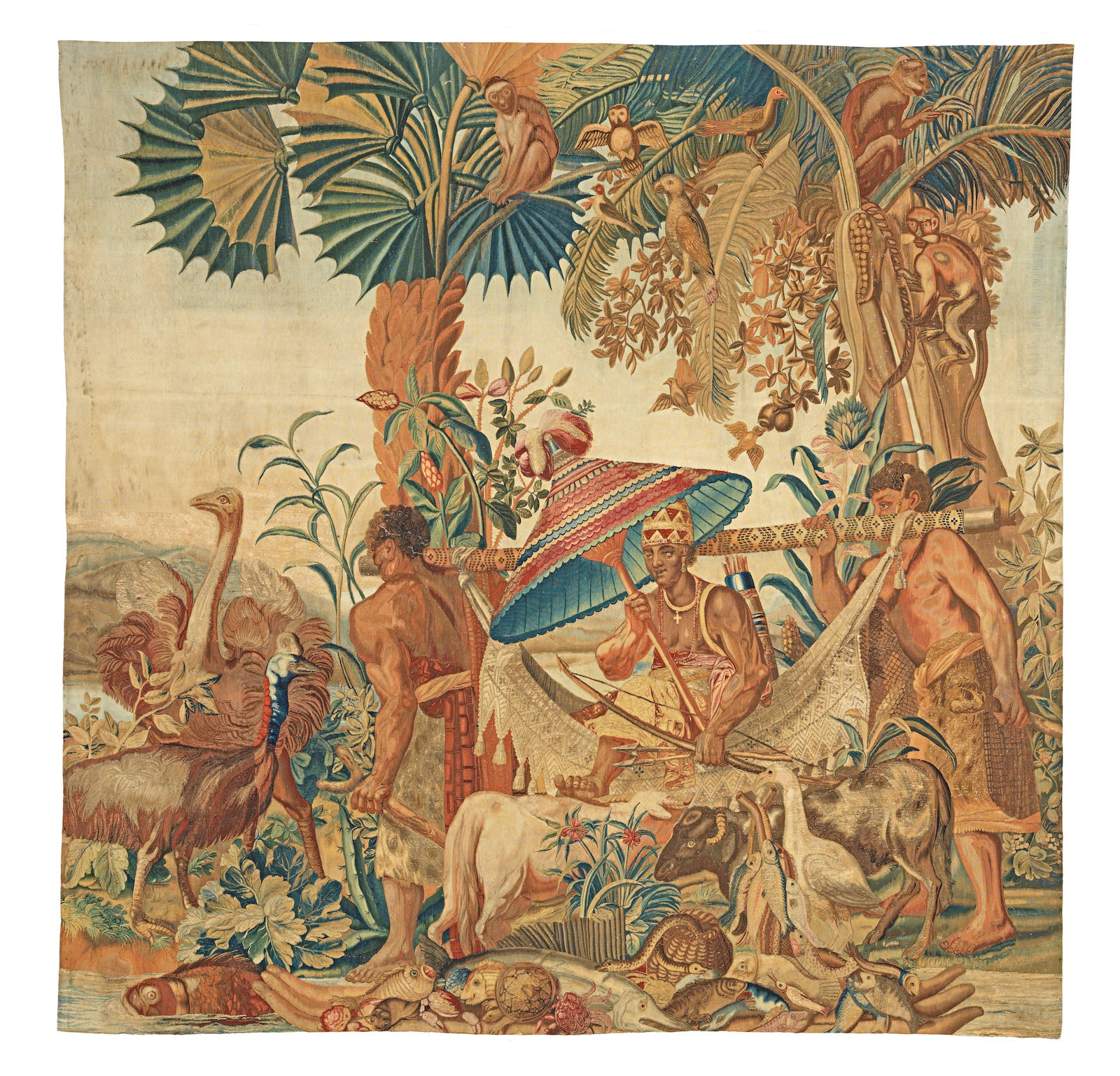 Albert Eckhout | A FRENCH SECOND QUARTER 18TH CENTURY TAPESTRY | MutualArt