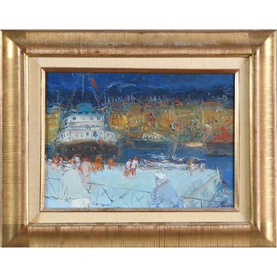 Jean Fusaro | Le port de Nice | MutualArt