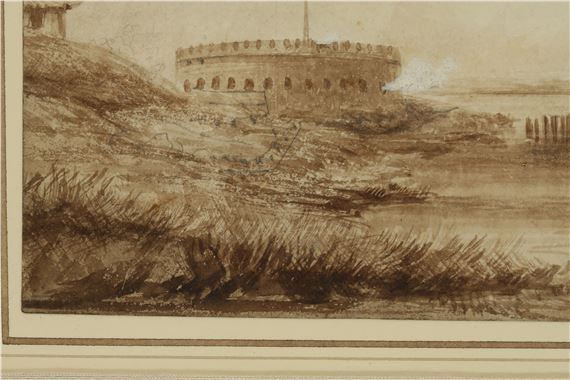 William Adolphus Knell | HMS ‘Nemesis’ attacking Houchung Fort in the ...