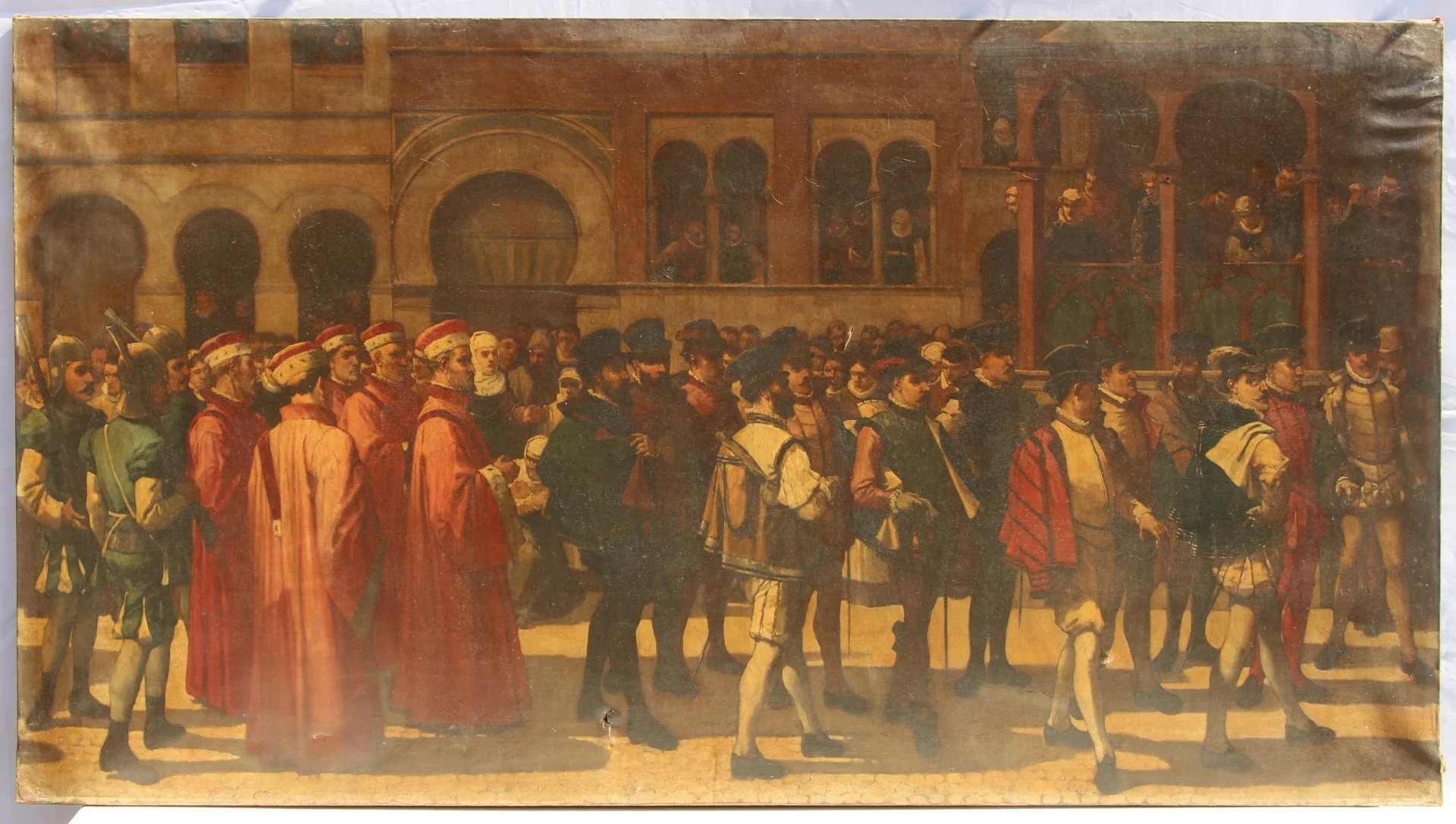 Continental School, 19th Century | Inquisition Scene (Crucifixion ...