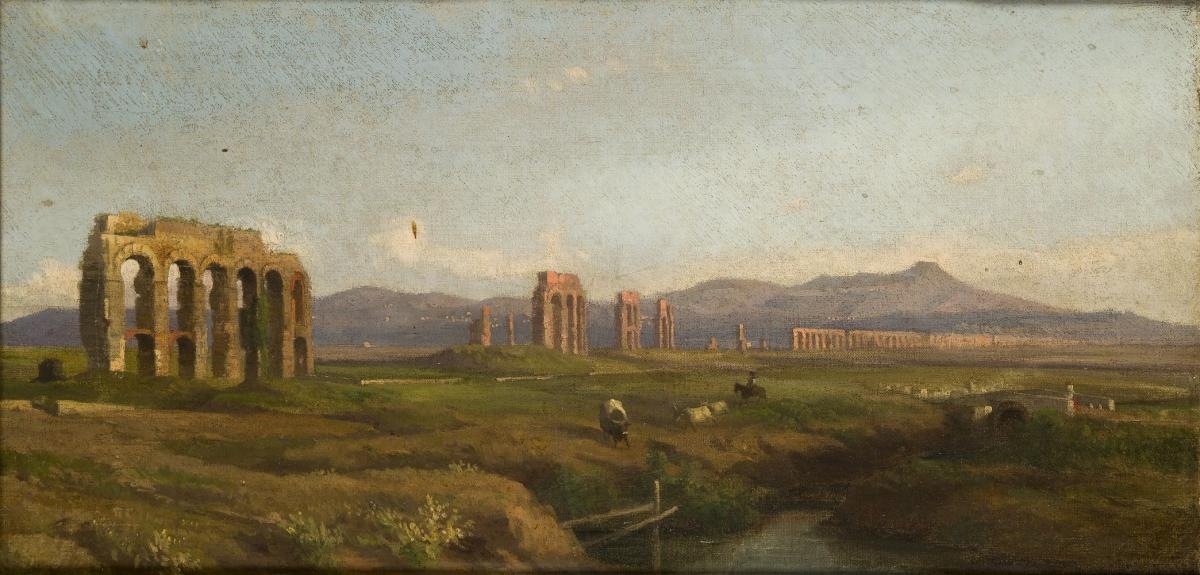 Italian School, 19th Century | View of the Roman Campagna | MutualArt