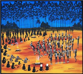 Vincent Serico | Corroborree on the Clay Pan (2003) | MutualArt