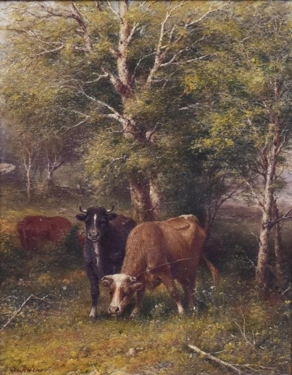 George Riecke | Cows | MutualArt
