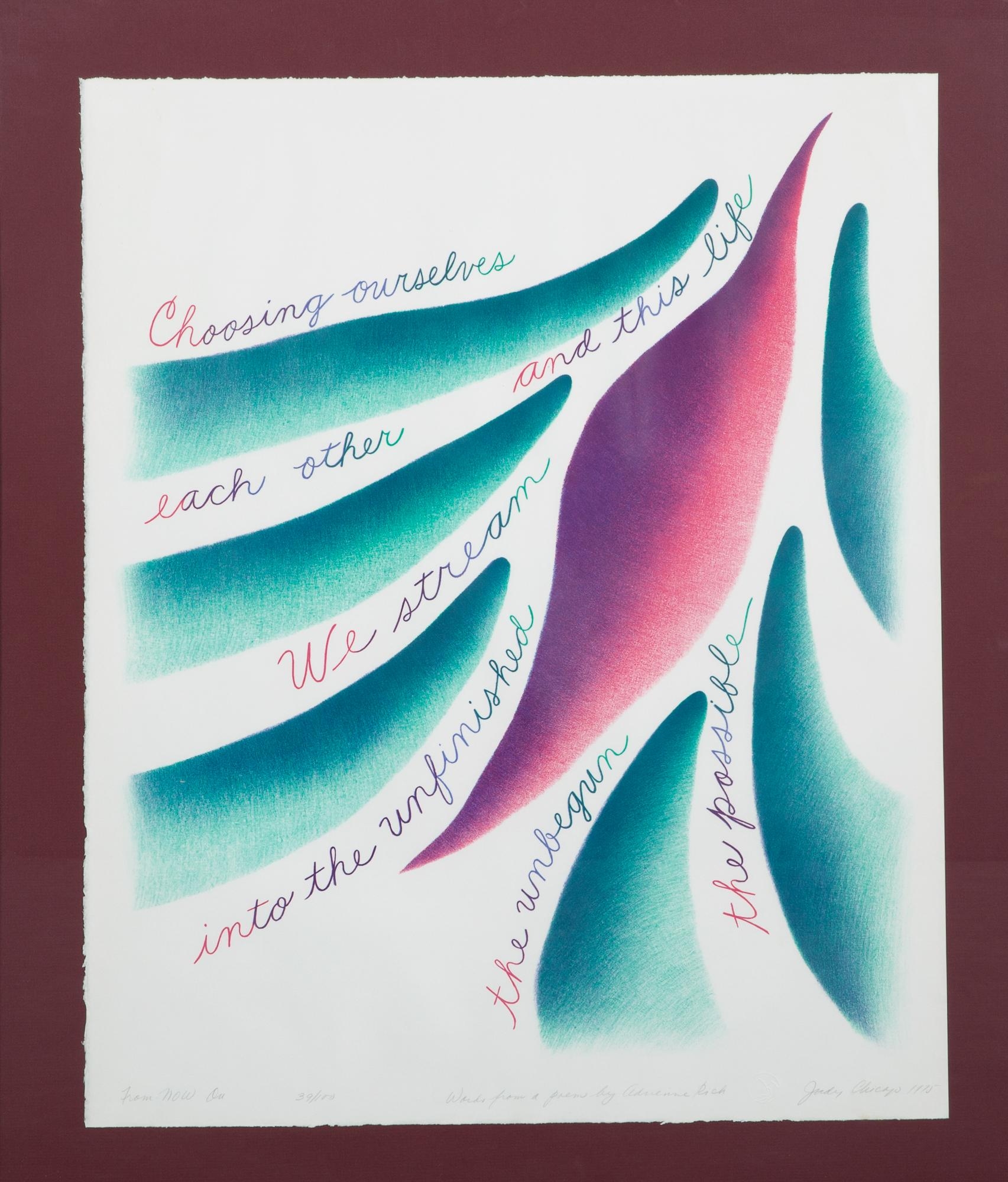 Judy Chicago | FEMALE REJECTION DRAWING #3 (PEELING BACK) (FROM THE ...