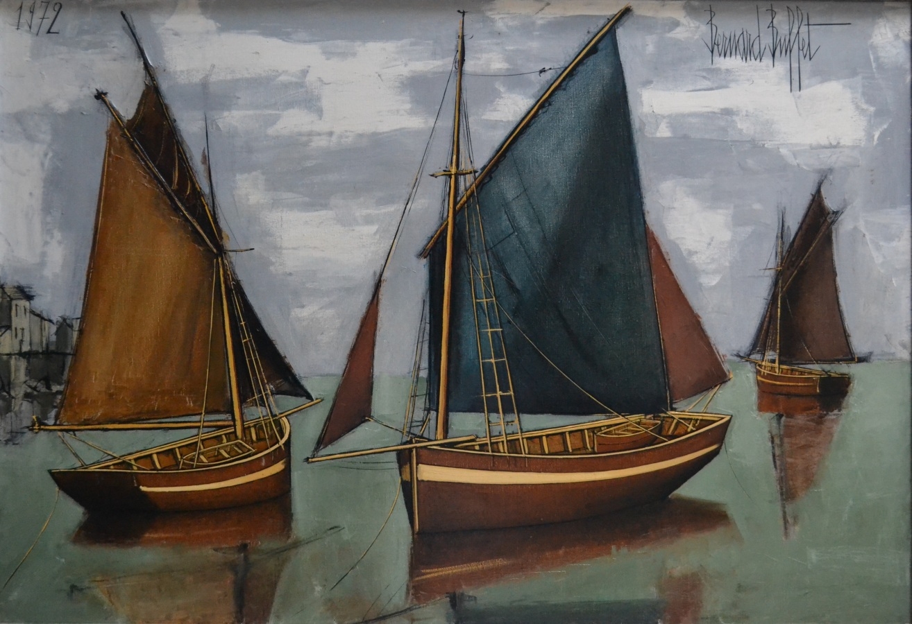 Bernard Buffet | VOILIERS (1972) | MutualArt