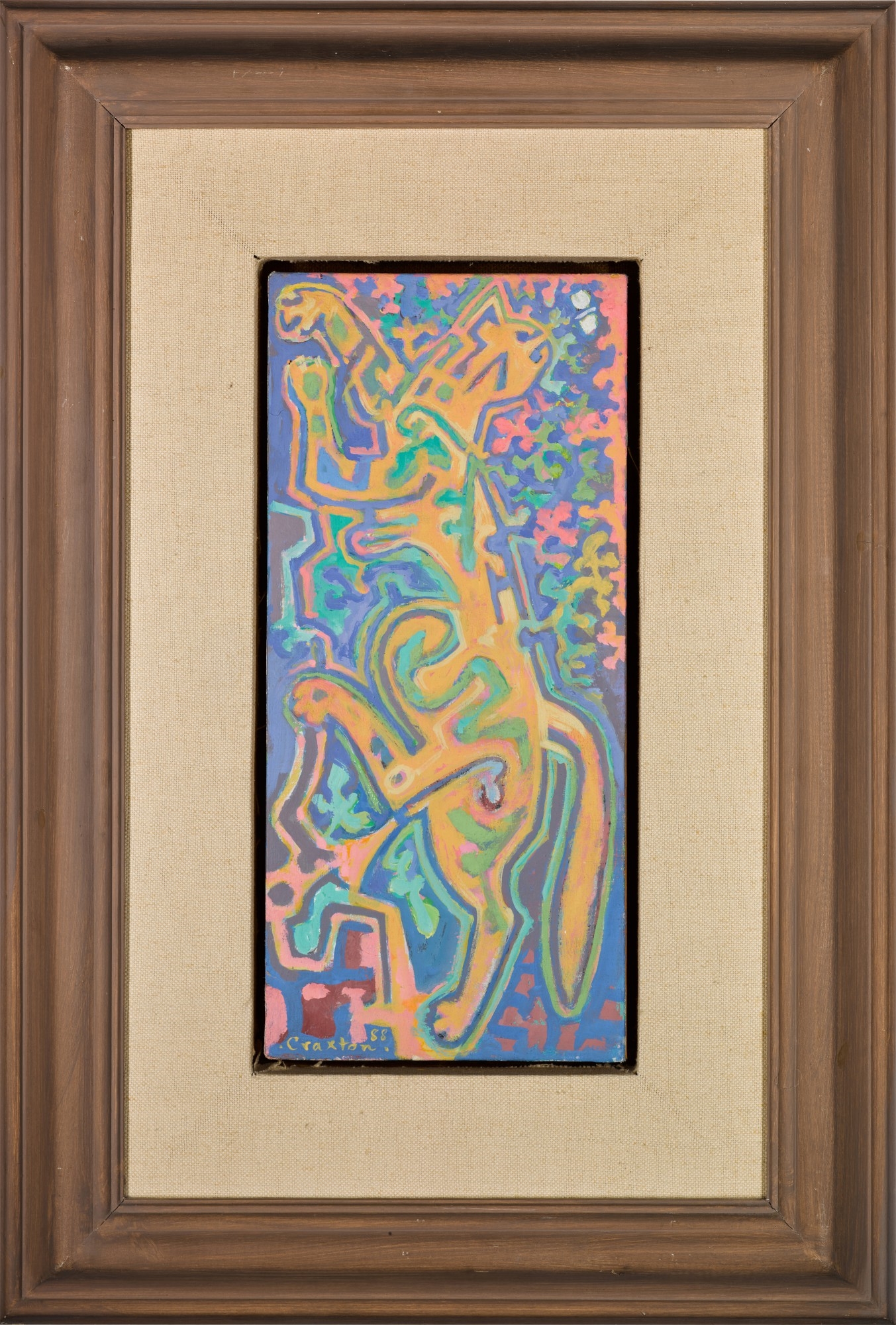 John Craxton | CAT AND BUTTERFLY (88) | MutualArt