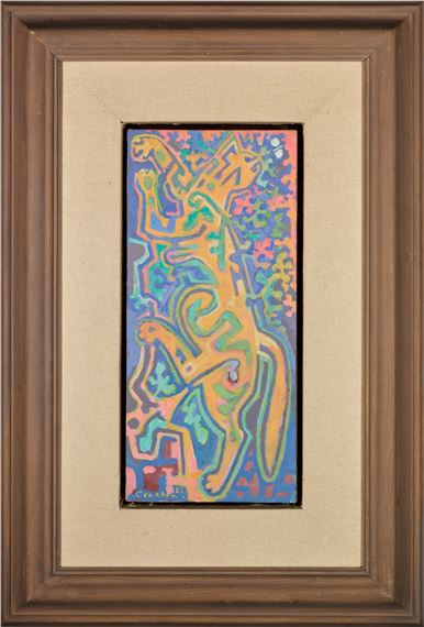 John Craxton | CAT AND BUTTERFLY (88) | MutualArt