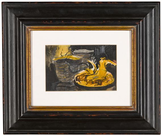 Graham Sutherland | FLOW OF MOLTEN IRON BEING POURED IN TO A LADLE ...